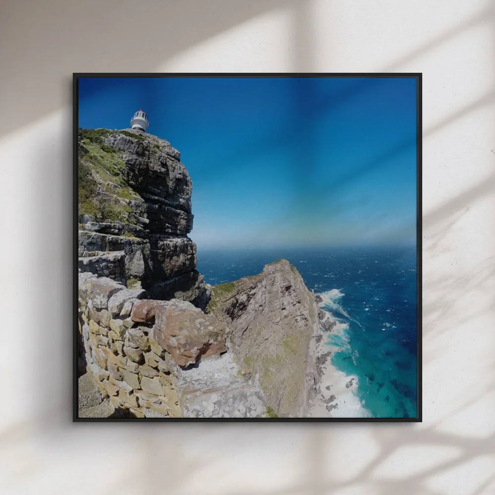 Quadro Decorativo Farol Na Rocha - ArtBeni Quadros